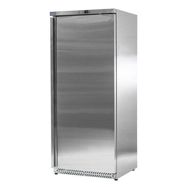 HED106 Arctica Medium Duty Upright Fridge 580Ltr - Stainless Steel/Whi ...