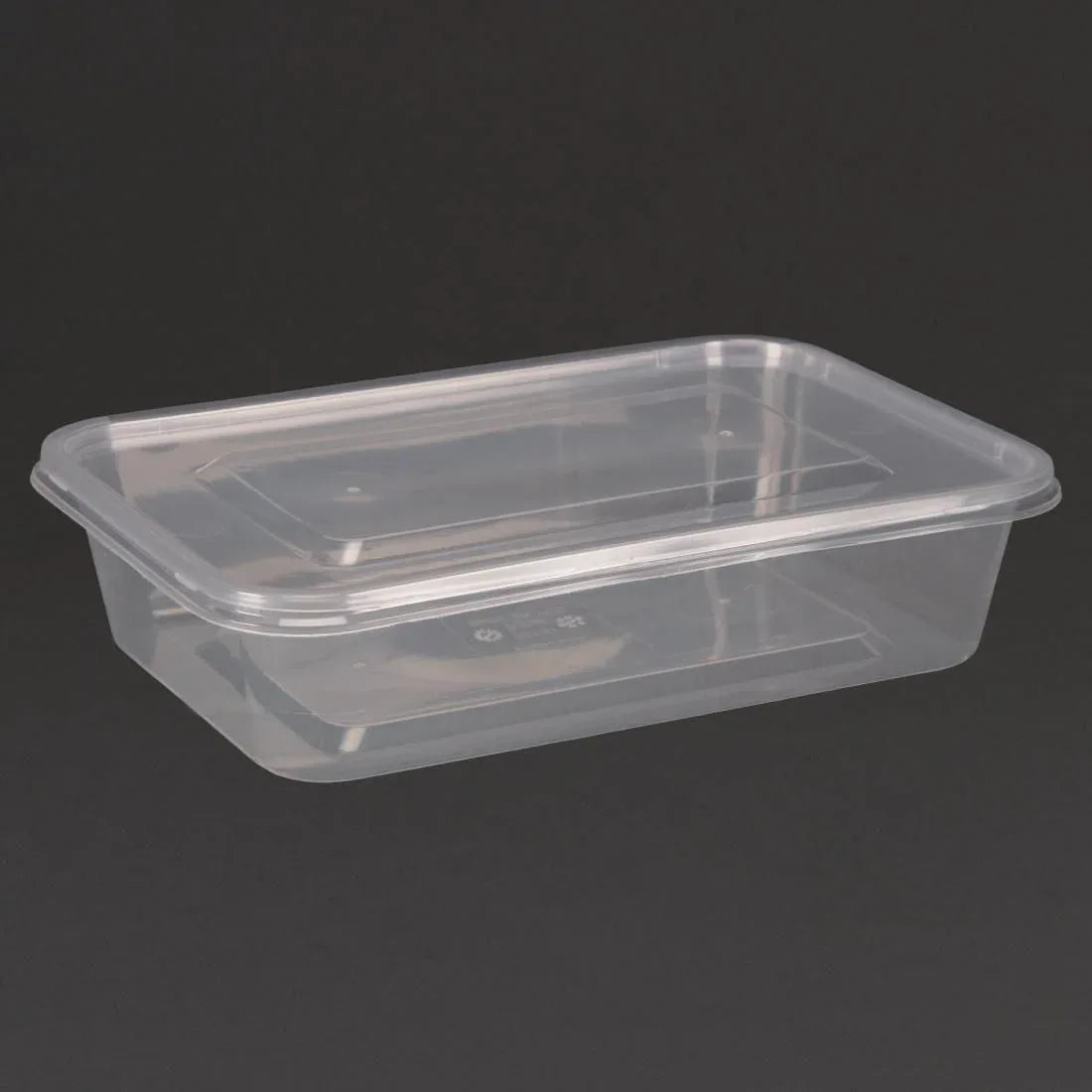 DM181 Fiesta Recyclable Plastic Microwavable Containers with Lid Small ...