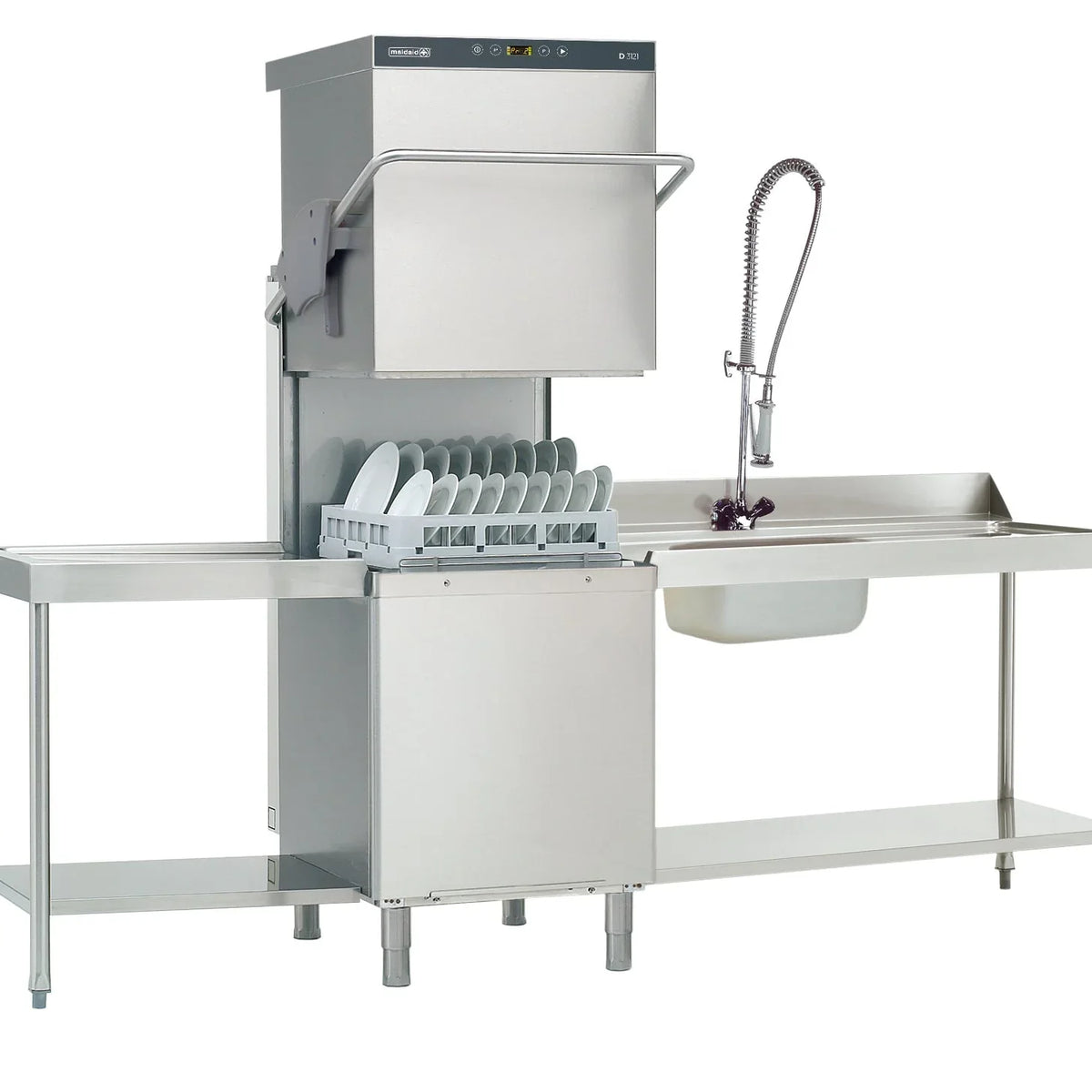 Maidaid Halcyon D3121 Passthrough Dishwasher 500mm Basket – JD Catering ...