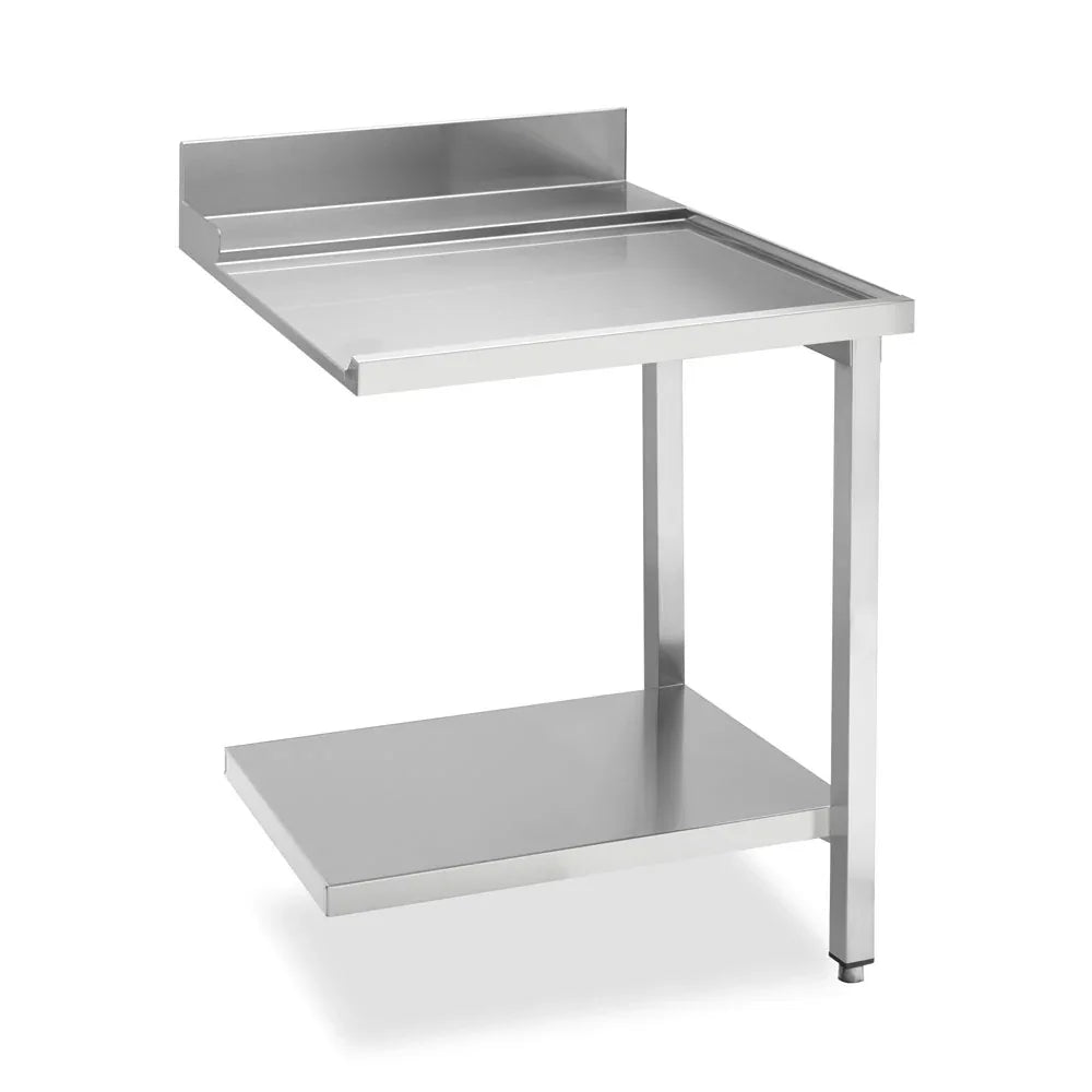 Smeg Professional Dishwash Tabling - Right Side 700mm Entry Table With ...