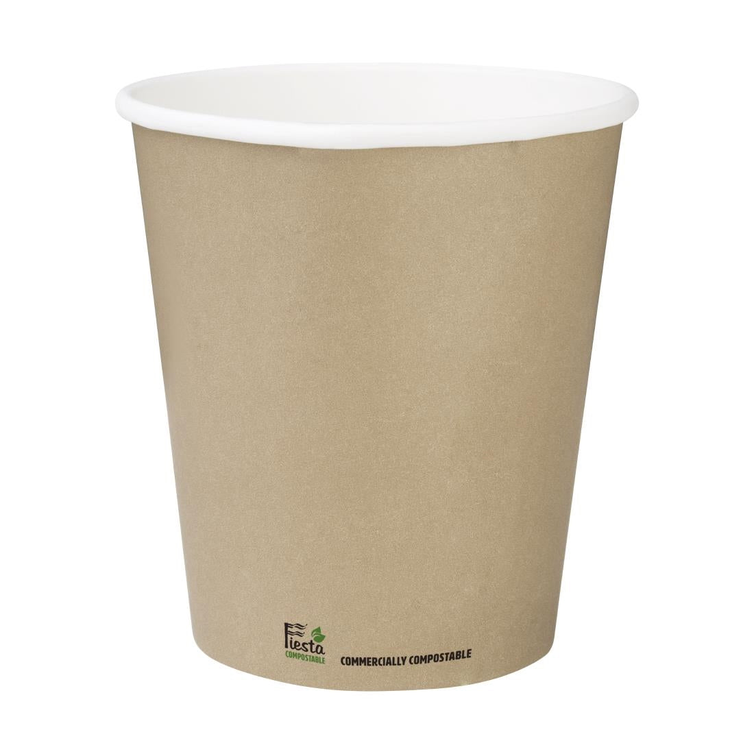 CU983 Fiesta Compostable Coffee Cups Single Wall 12oz (Pack of 50) | JD ...