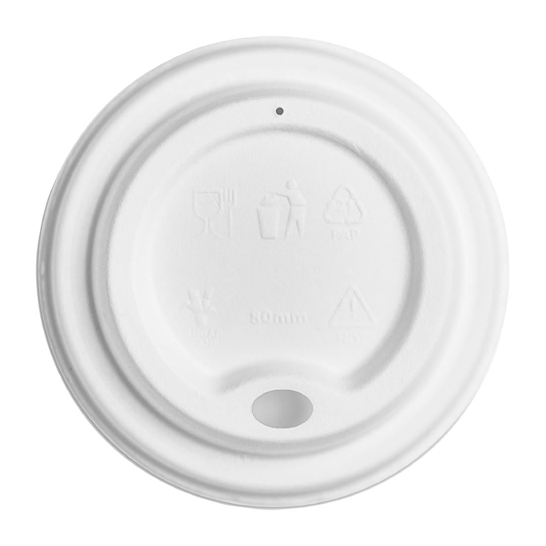 DX579 Vegware Hot Cup Lid Moulded Fibre 79-Series (Pack of 1000) – JD ...