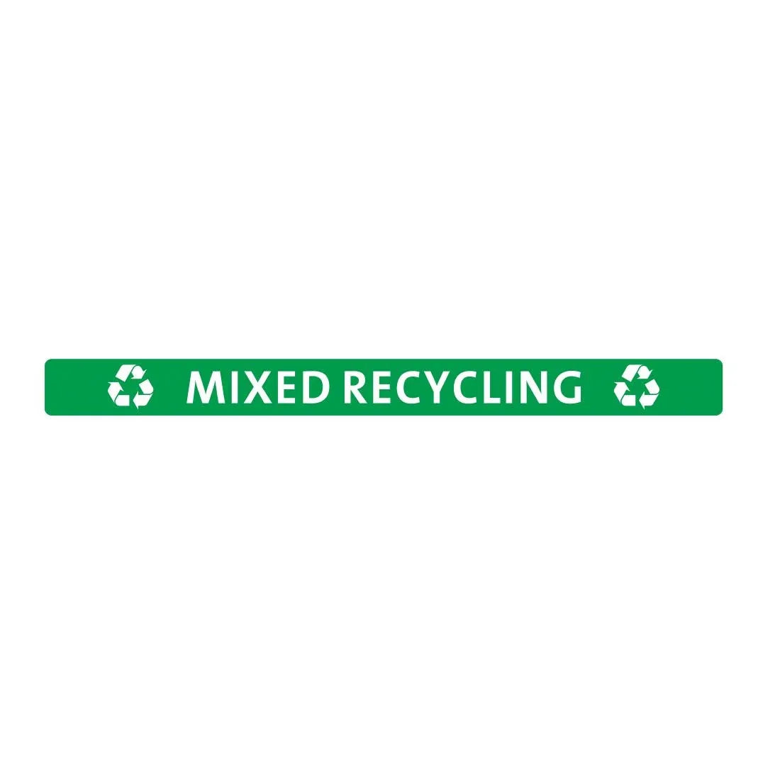 FX197 Jantex Slim Bin Lid Mixed Recycling Label – JD Catering Equipment ...