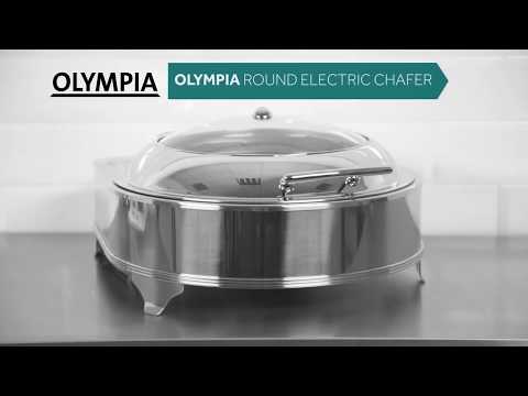CB729 Olympia Round Electric Chafer | JD Catering Equipment Solutions Ltd